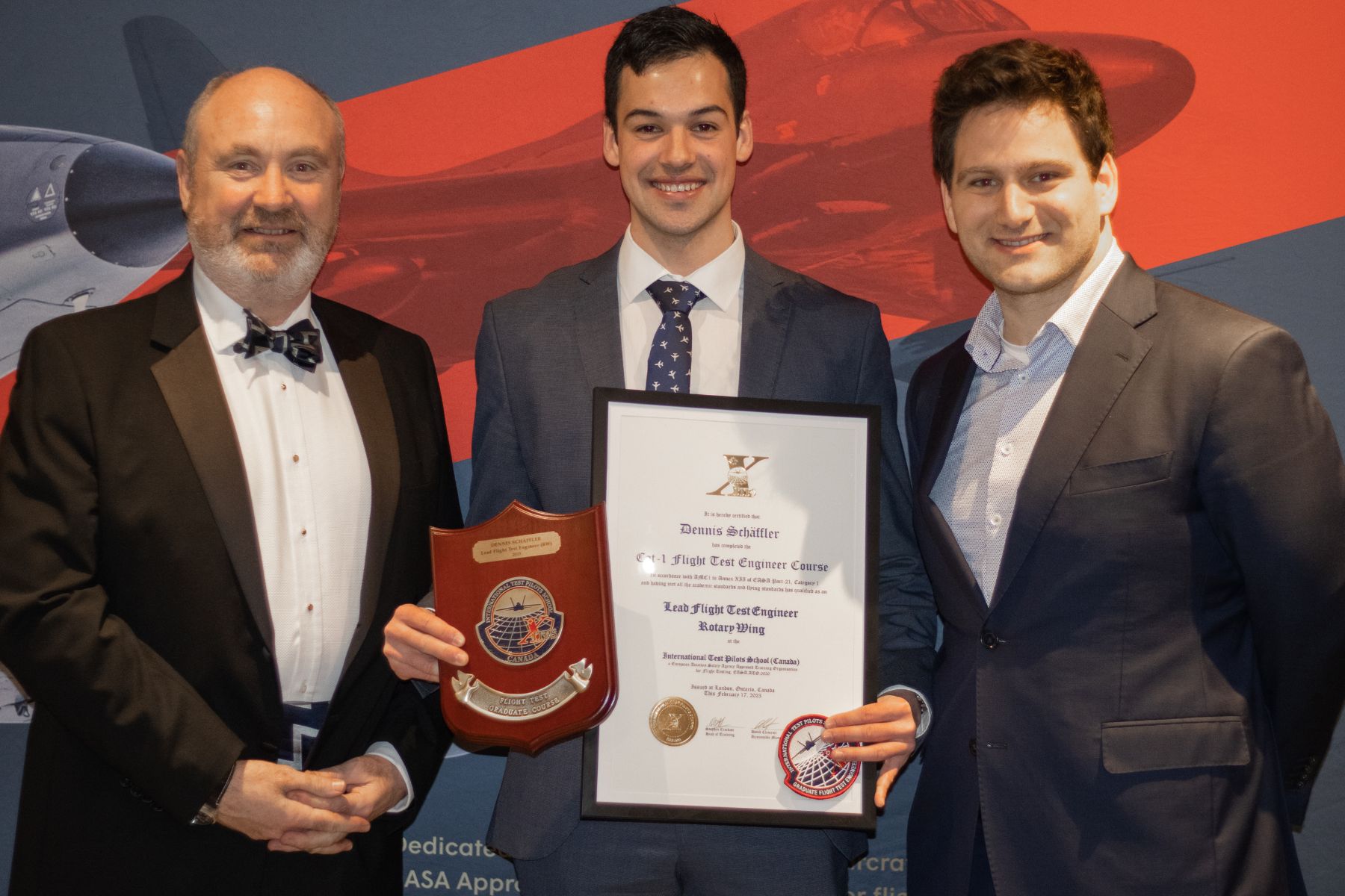 EASA CAT-1 Test Pilot and CAT-1 Lead Flight Test Engineers Graduation