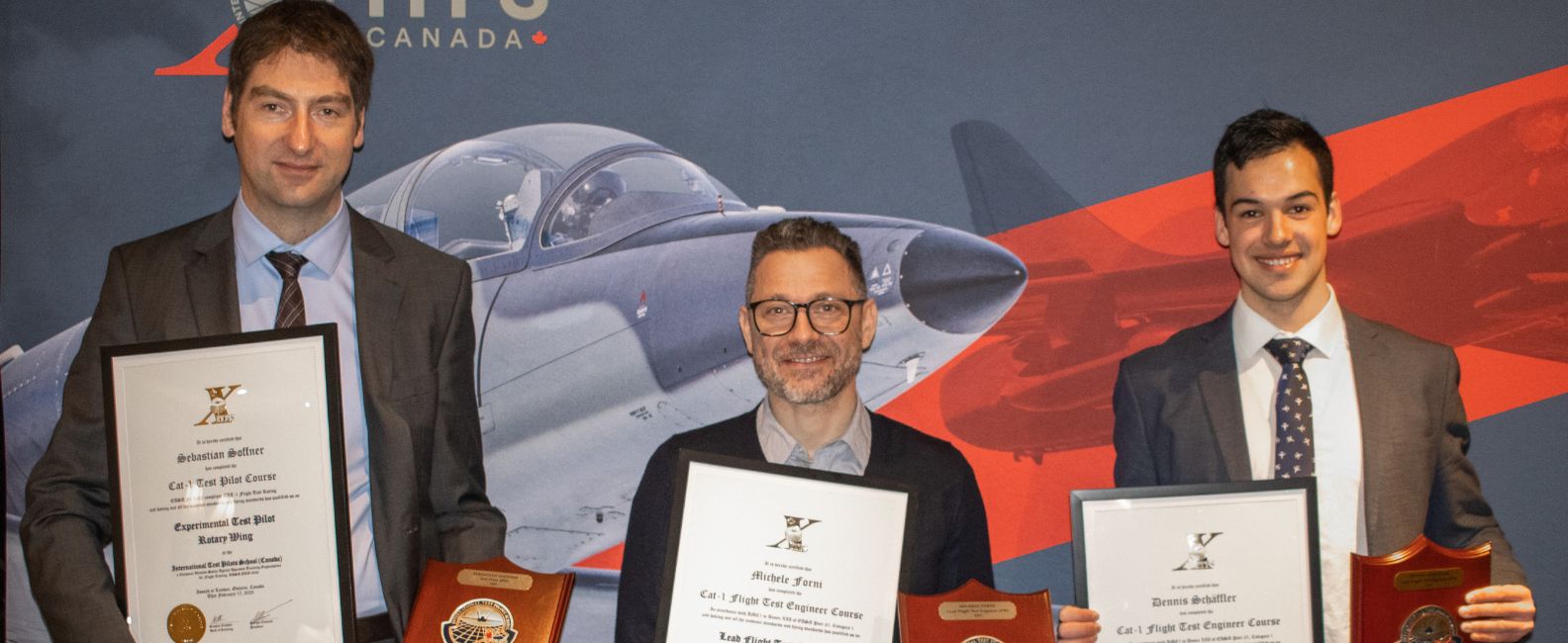 EASA CAT-1 Test Pilot and CAT-1 Lead Flight Test Engineers Graduation