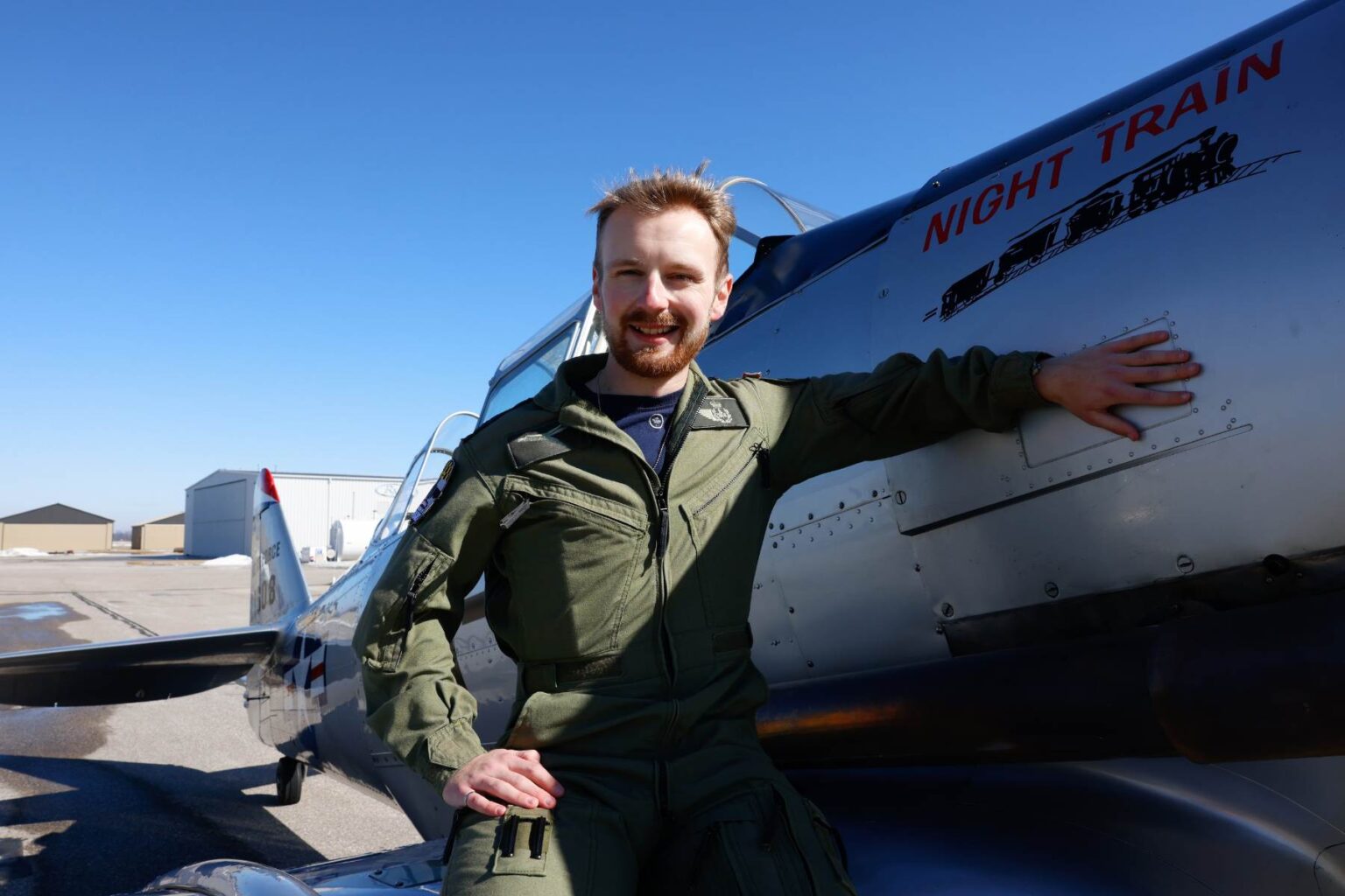 Students Conduct Qual Evals on TF-51 Mustang and T-6 Harvard